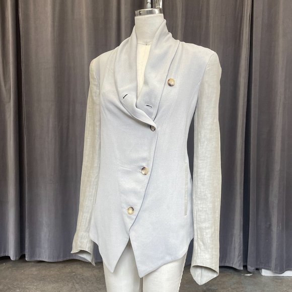 Helmut Lang | Jackets & Coats | Helmut Lang Twotoned Light Gray ...